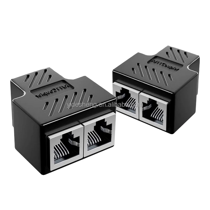 Telephone Cable Splitter - 3 Way RJ11 Coupler Adapter