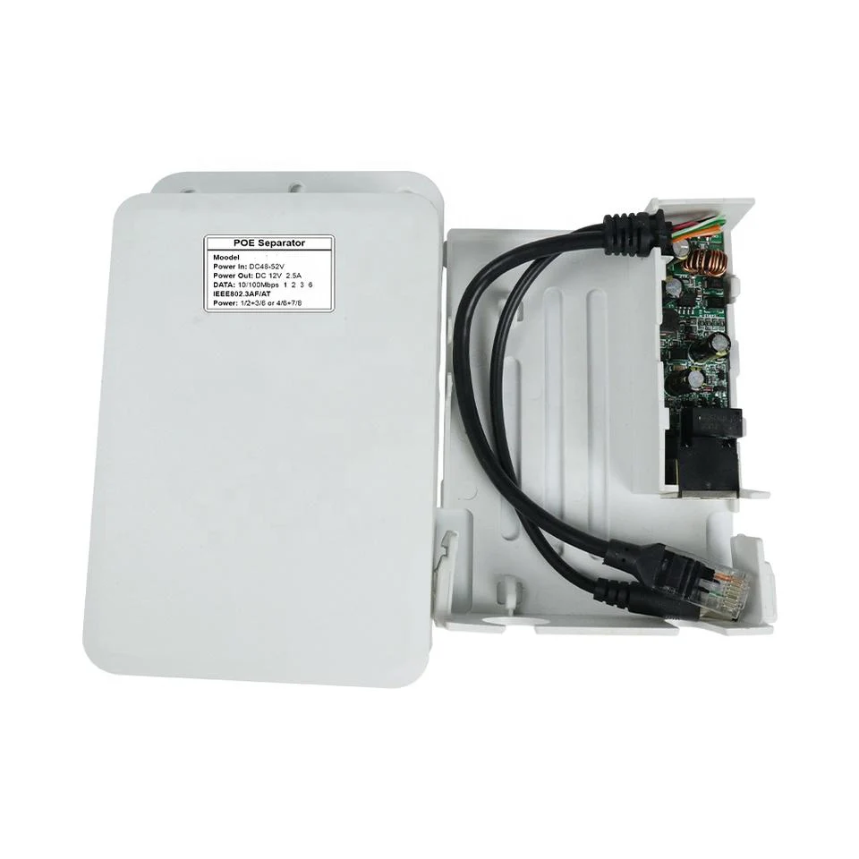 12v/1a Isolated Industrial Poe Splitter To Power Standard Waterproof ...