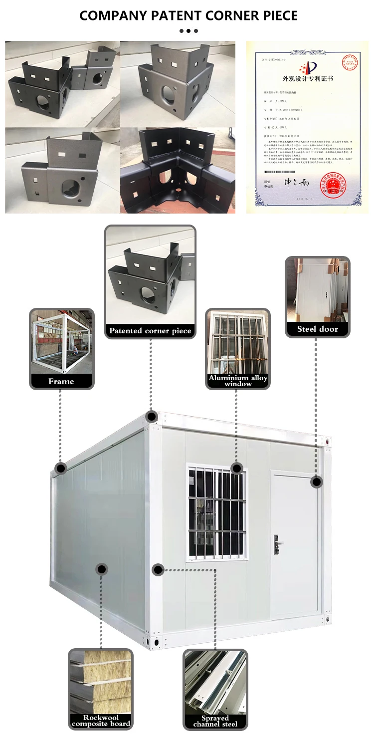 Modern Fast Build Modular Prefab House Container Homes With Bathroom ...