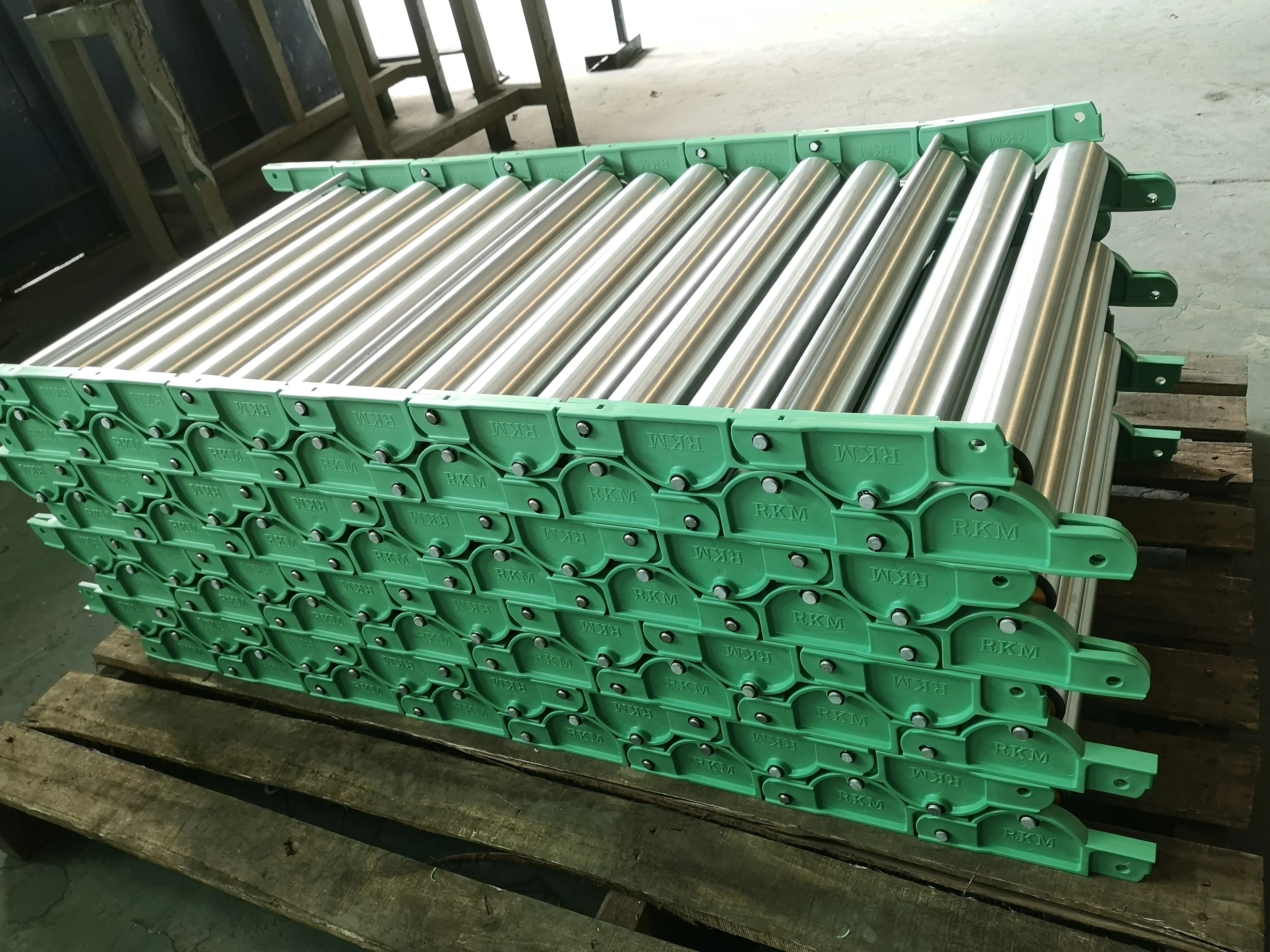 Folding Conveyor Roller Container Truck Unloading Ladder Plastic ...