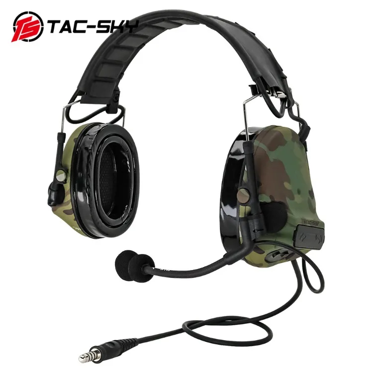 Ts Tac-sky Newest Detachable Headband Multicam Comtac Iii Hearing ...