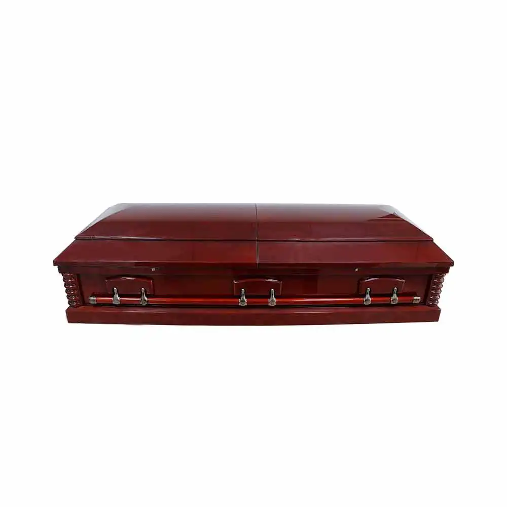 Wooden Coffin Casket Human Casket Funeral Coffin Customizable In China ...