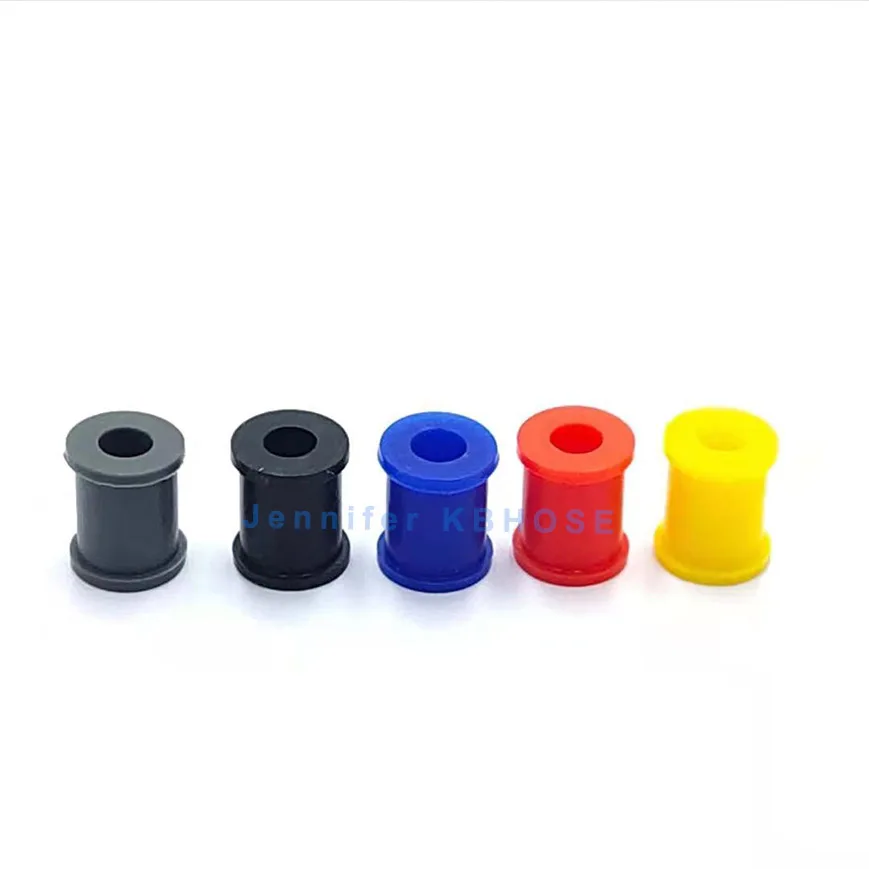 Colored Silicon Rubber Brake Hose Fixed Sleeves Protector For 1/8" An3 ...