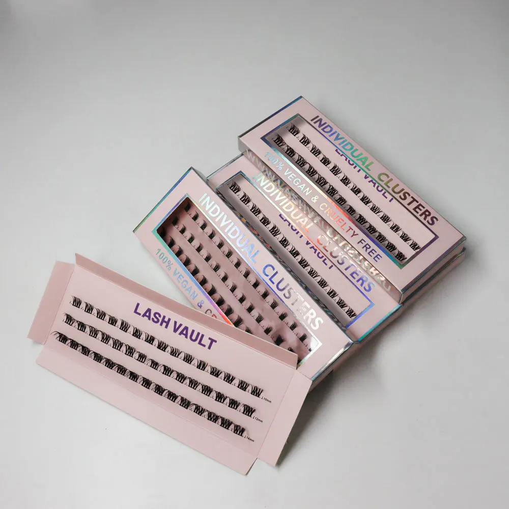Cluster Lashes Segment C Cc D Dd Mix Curl Silk Diy Eyelash Extensions ...