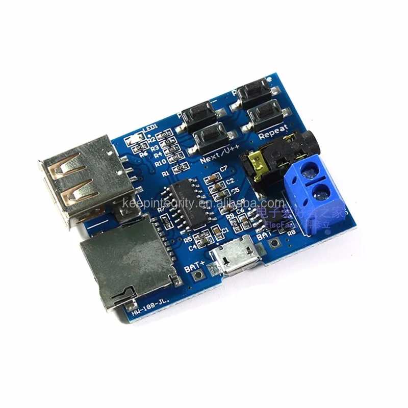 Power Driver Modules MP3 Lossless Decoding Audio Decoder Module with TF ...