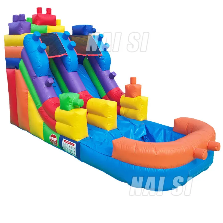 Wholesale Commercial Grade Pvc Blocks Inflatable Water Slide for ...
