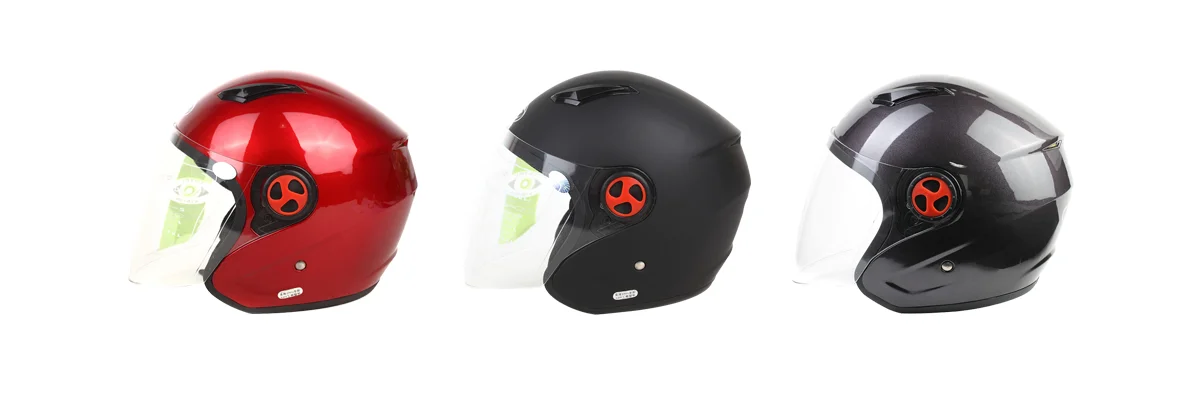 DOT Approval Motorcycle Helmet FMVSS 218 Safety Half Face Helmets