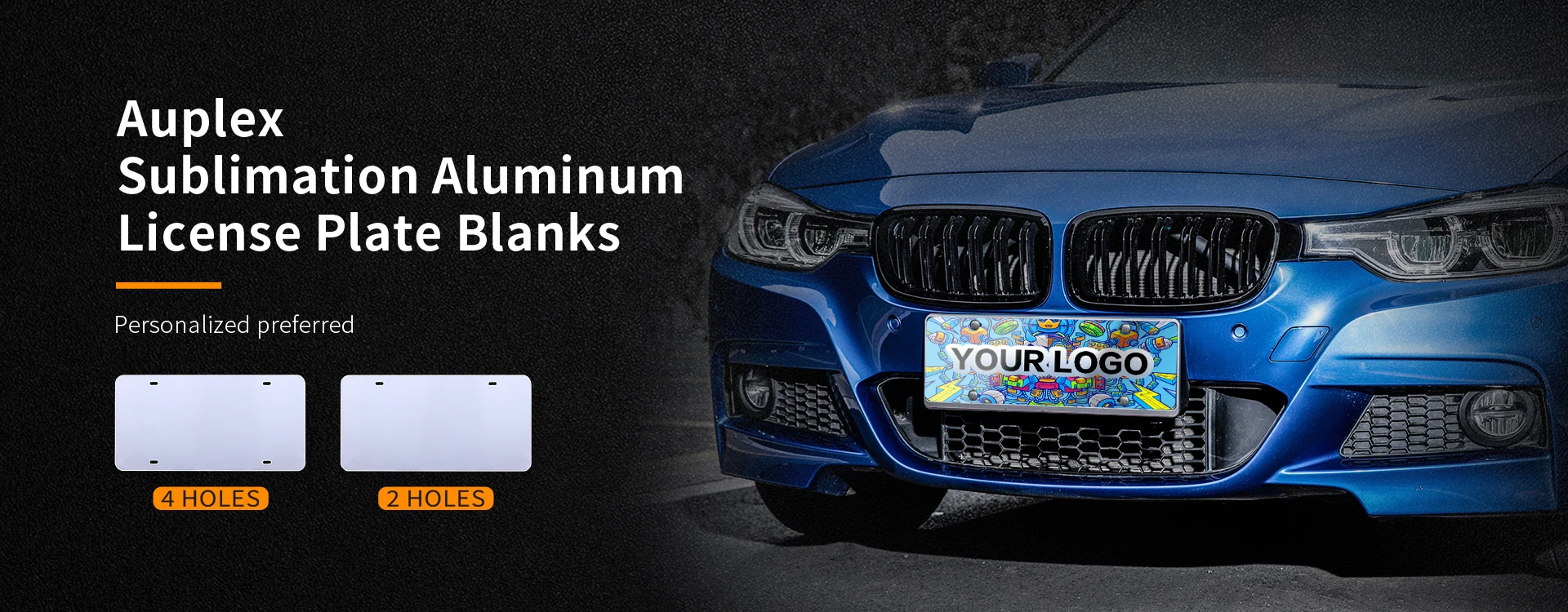 Auplex Sublimation Aluminum Plate Number Licence Flip Number Plate for ...