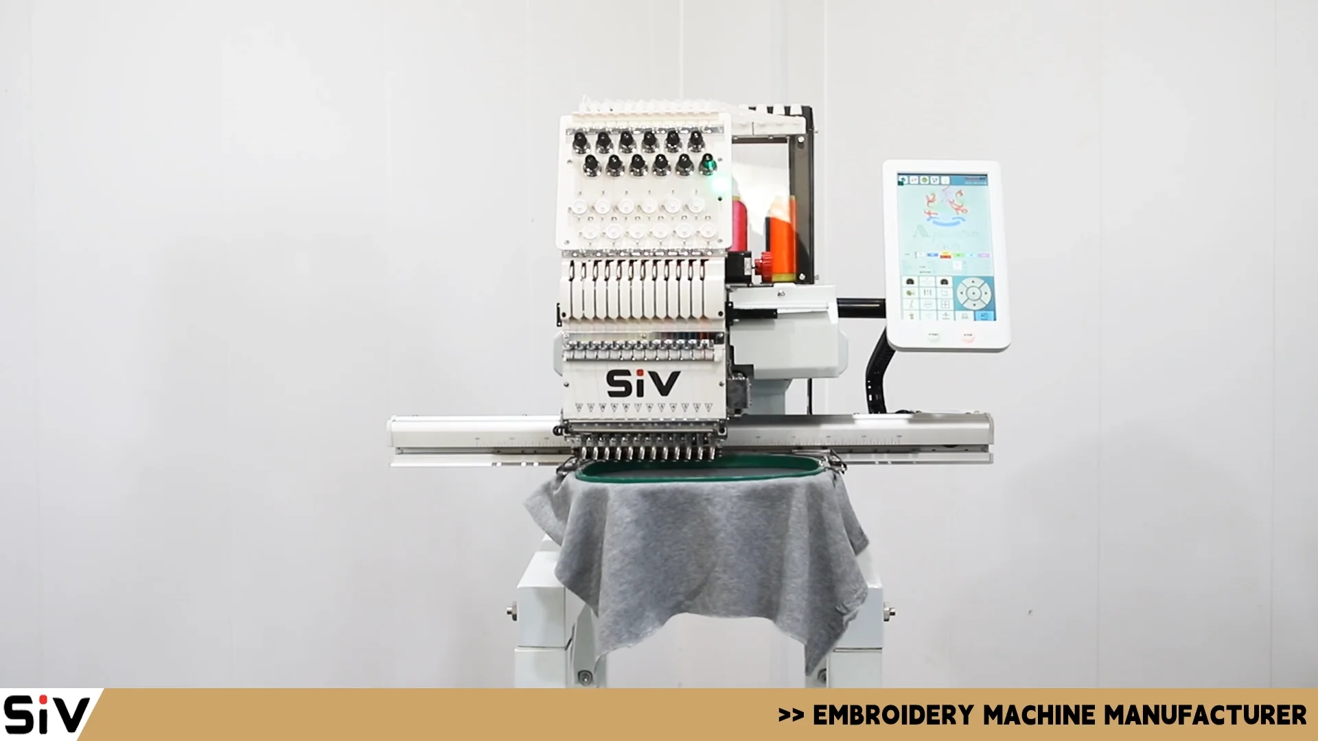 Wholesale Digital Computer Embroidery Machine 1head Flat Cap Embroidery ...