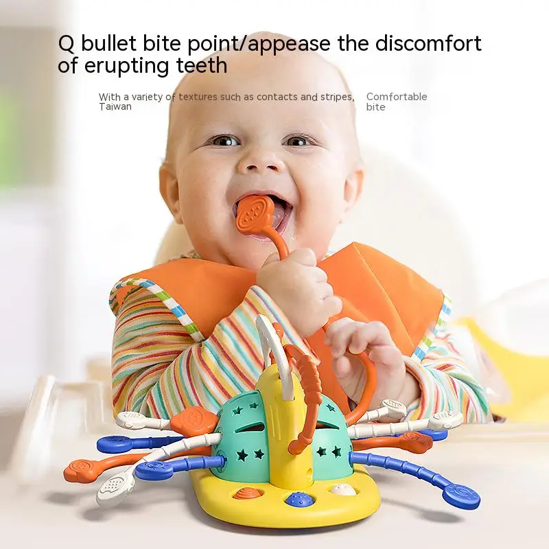 Montessori Sensory Pull Rope Children Baby Walker Baby Toys Pull Rope ...