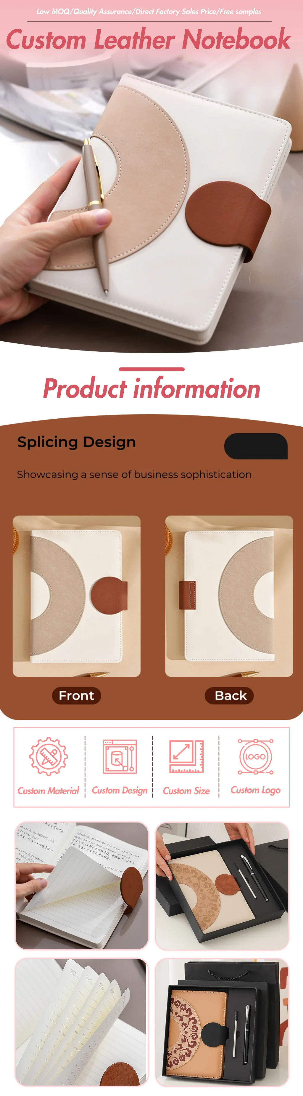 Customized Creative Office Notebook High-end A5 Book Business Office ...