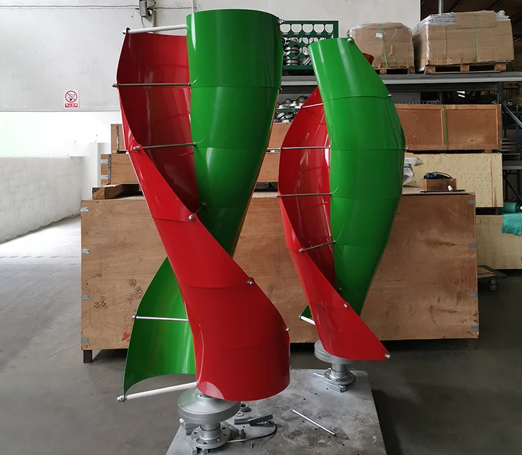 Residential Windmill Helical Turbine Generator 12V for Home Wind Power OEM