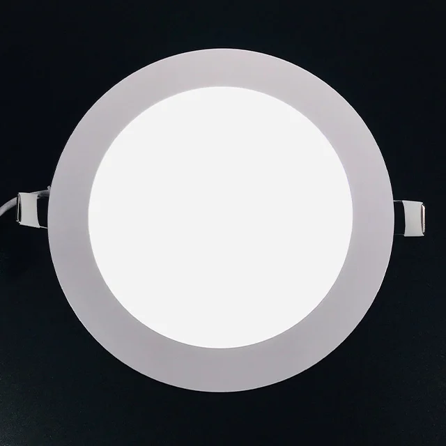Cheap Led Ceiling Panel Light 6w 12w 18w 24w 3 Colors Glass Led Flat Light Surface Round Led ...