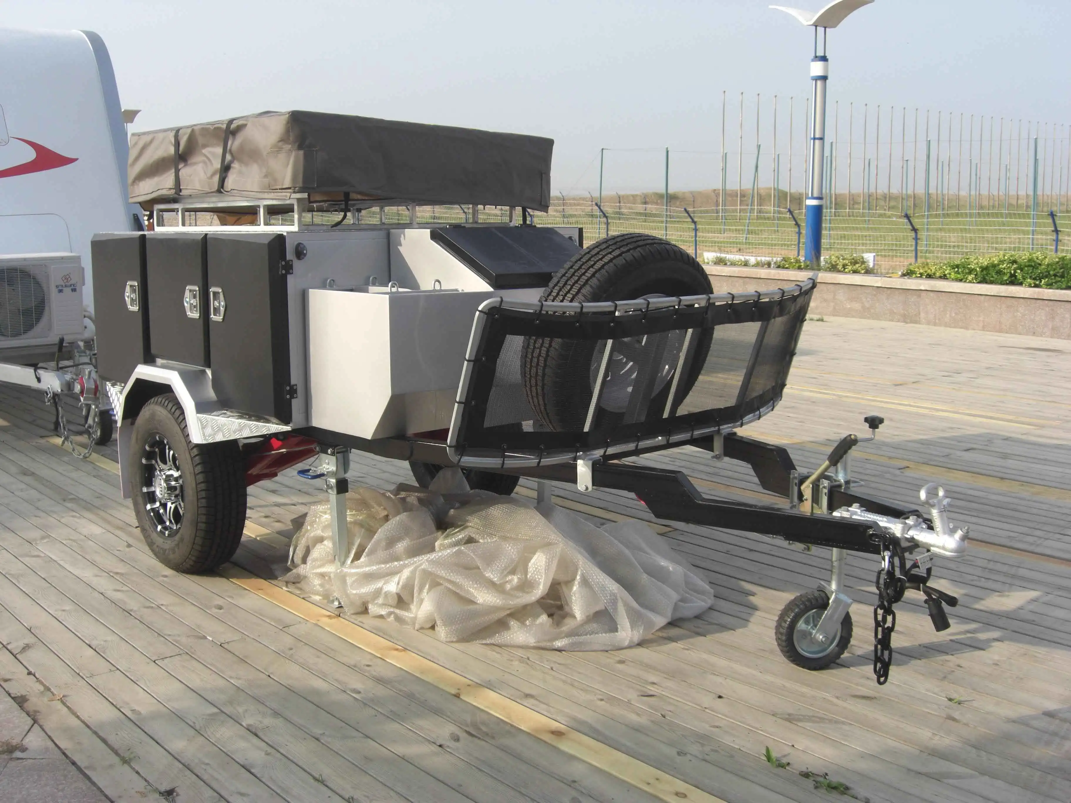 Foldout Rv Folding Camping Camper Trailer Caravan Camping Storage Box ...