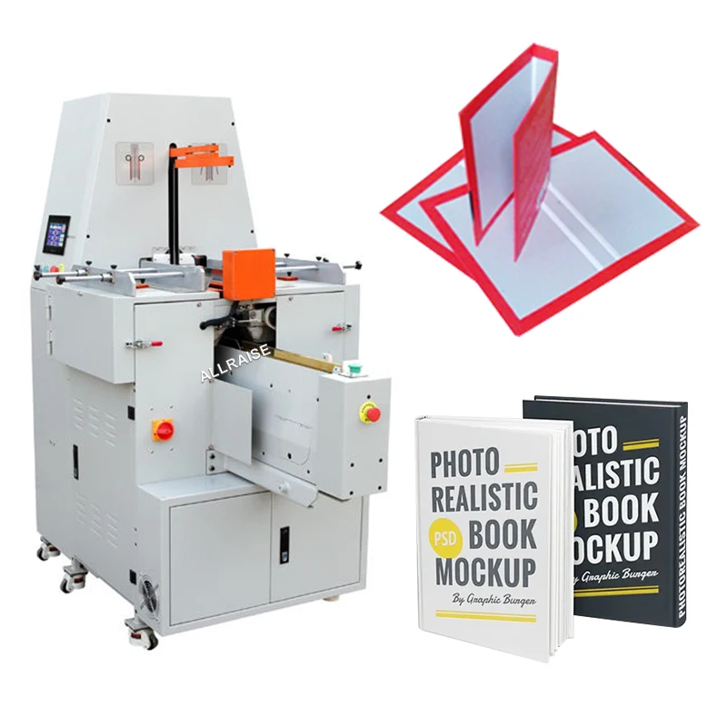 Easy To Operation Book Cover Binding Machine Hardcover Case In Machine ...
