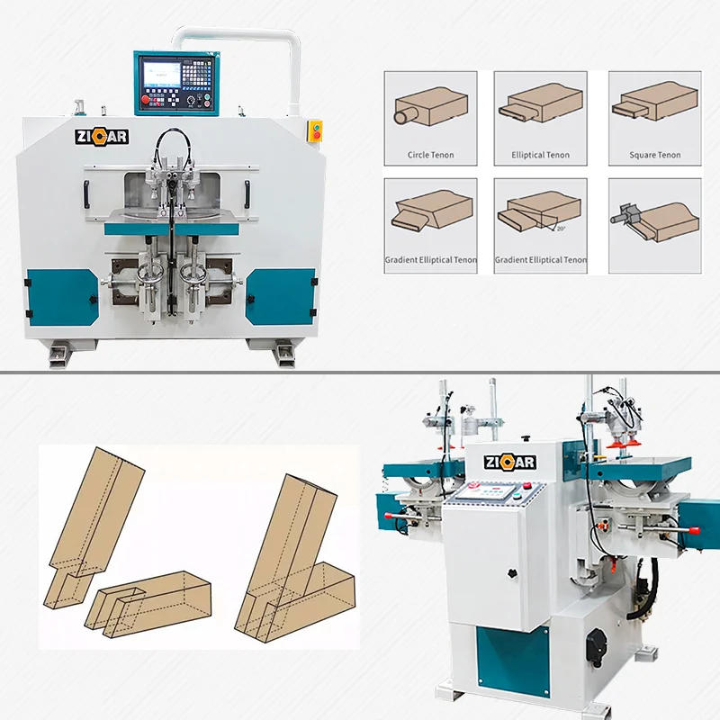 ZICAR Horizontal Double-End Mortiser - High Efficiency Wood Machine