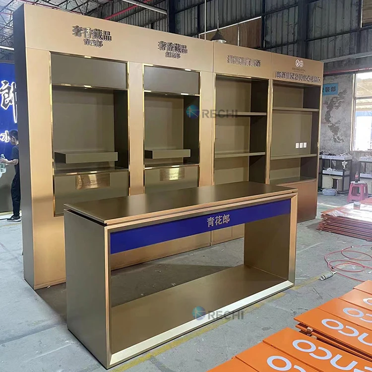 RECHI Liquor Store Display Fixture - Enhance Visual Merchandising