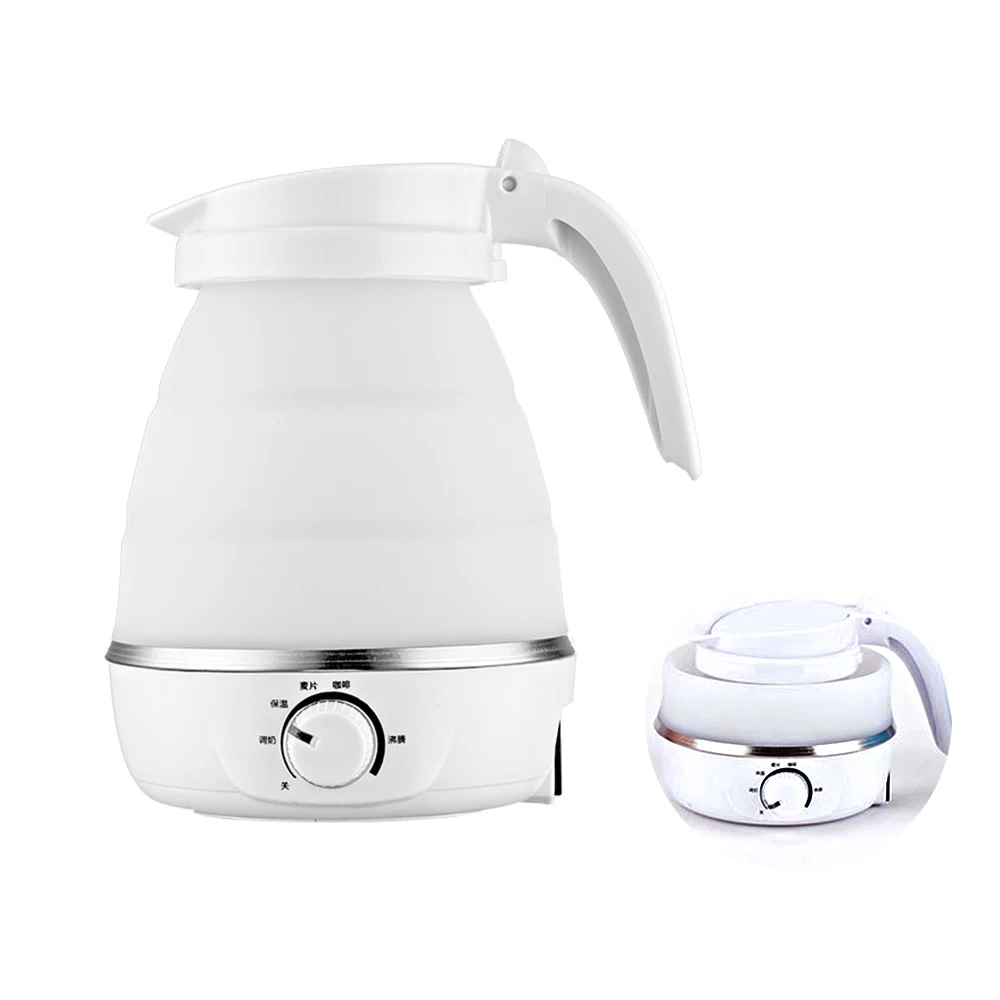 Chrt Mini Folding Kettle 600ml Silicone Hot Water Shell Intelligent ...