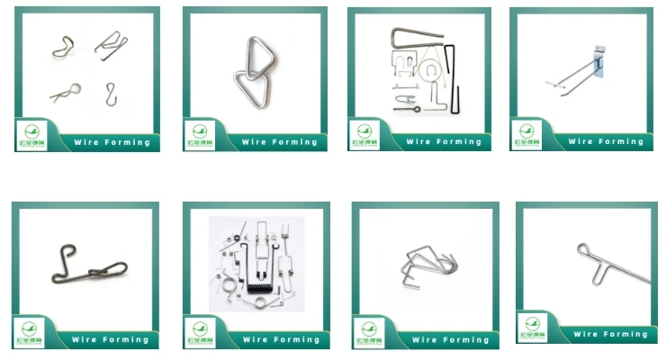 OEM Double Loop Peg Stainless Steel Metal Hook for Display