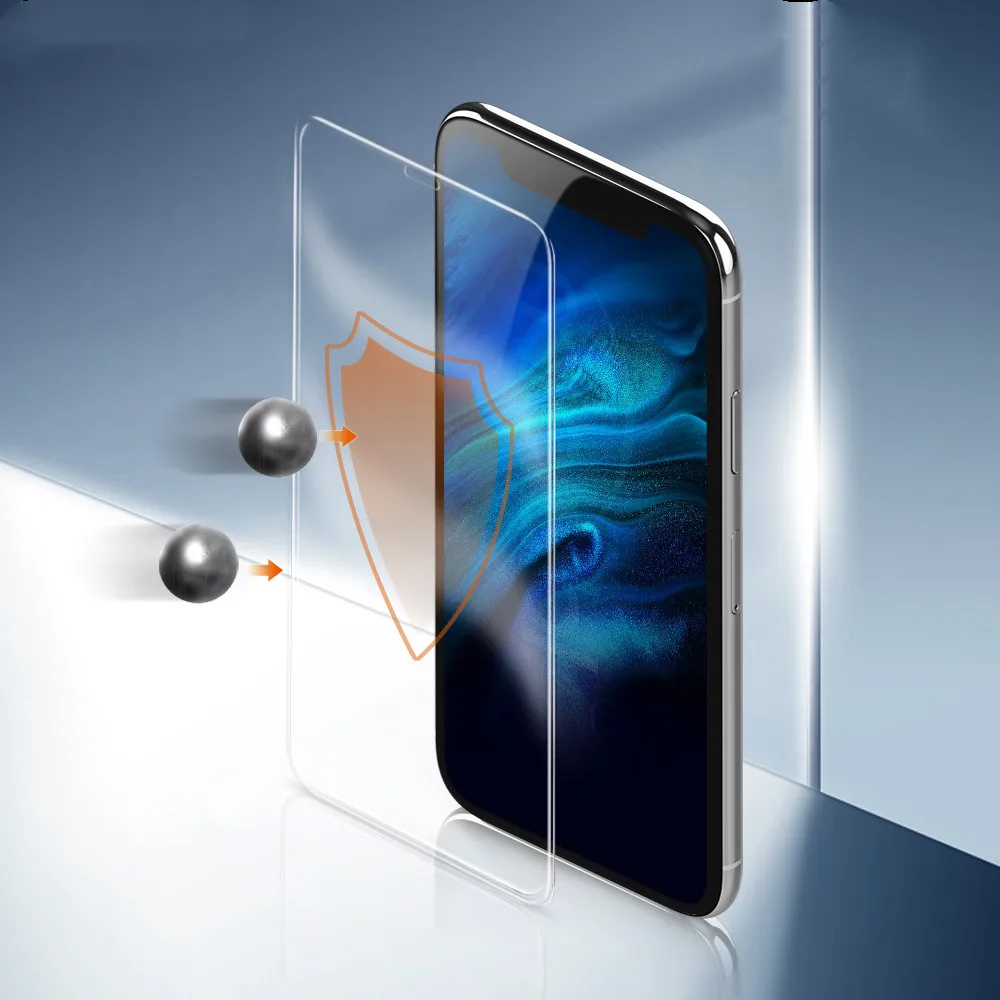 2.5d 0.3mm 9h High Alumina Mobile Tempered Glass Screen Protector For ...