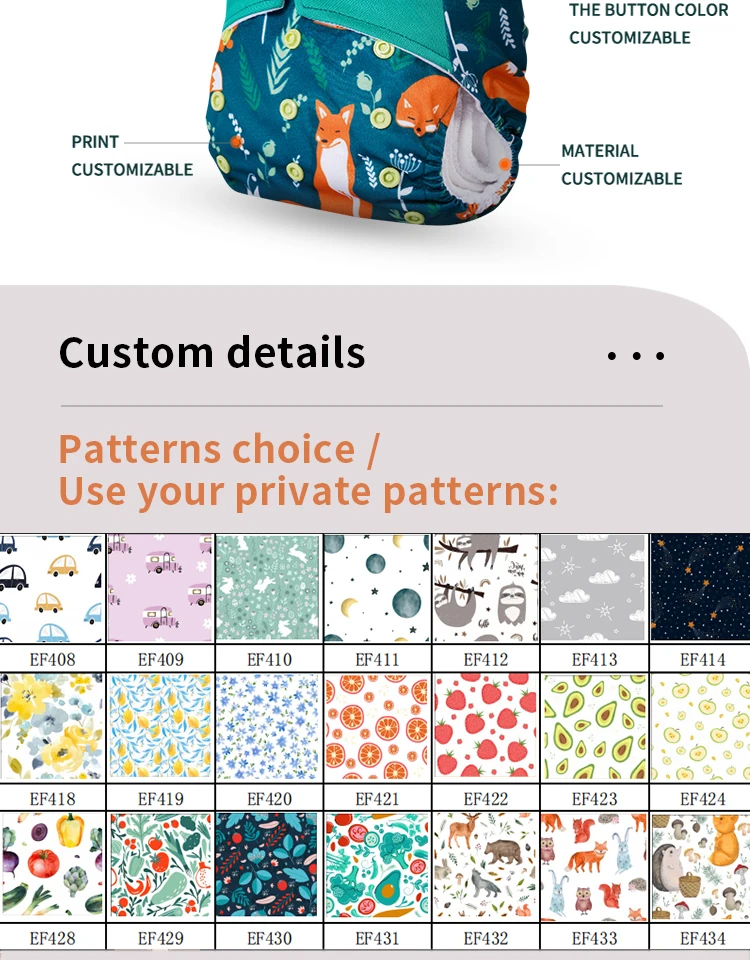 Happy Flute Cloth Diapers - One Size, Adjustable & Washable
