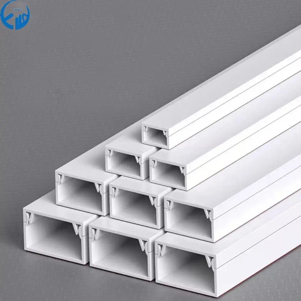 Plastic Pvc Cable Trunking Extruder Production Line With Hole Punching ...