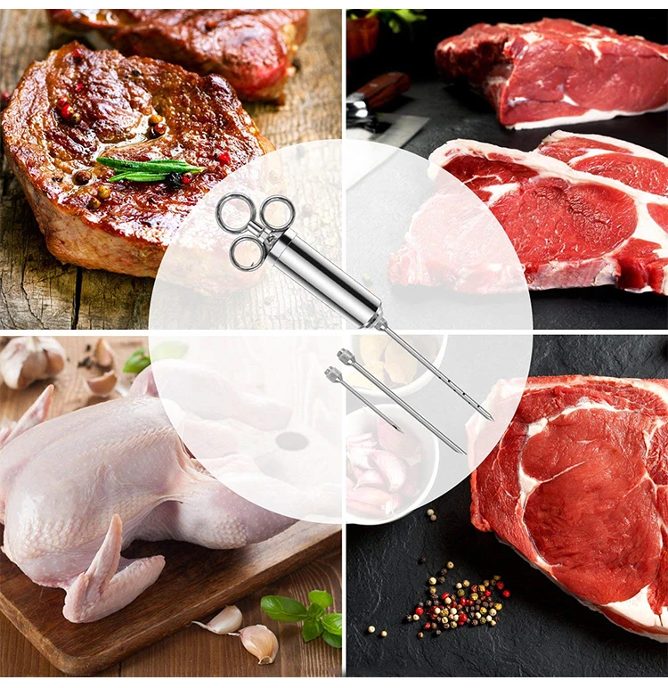 Meat Injector Syringe Stainless Steel Outdoor Meat Kit - Buy Stainless ...