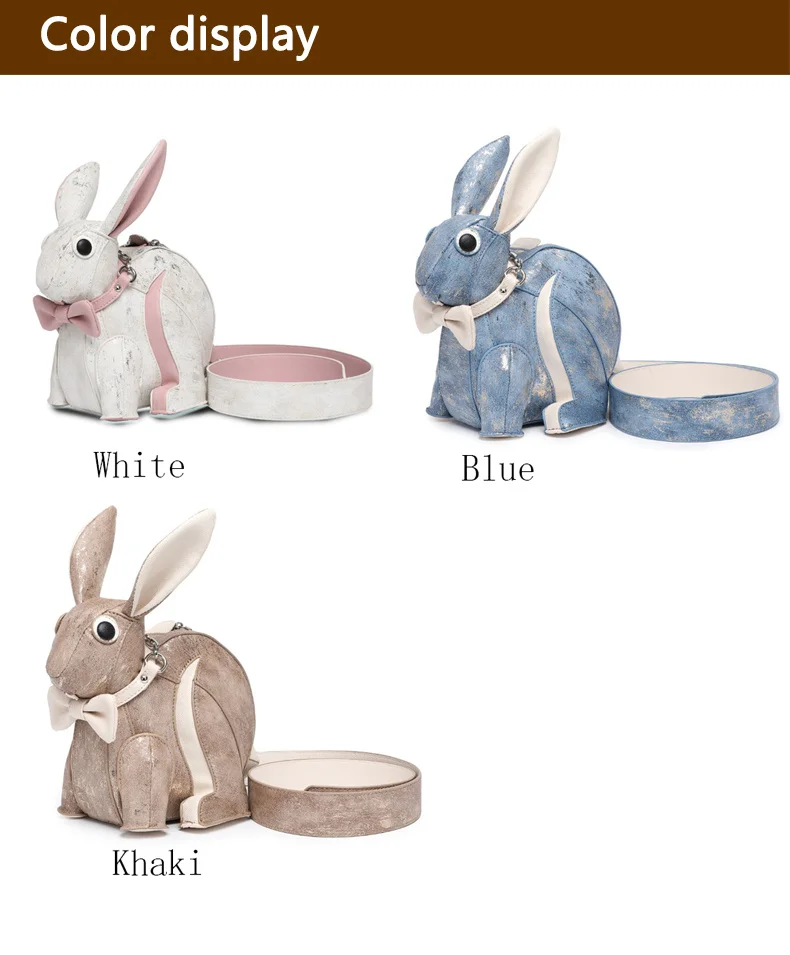 2025 New Niche Design Cute Rabbit Doll Shoulder Bag Fashion Casual ...