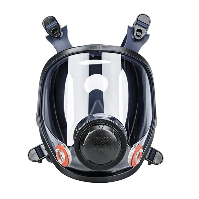 Chemical Respirator Full Face Gas Mask with Double Filter