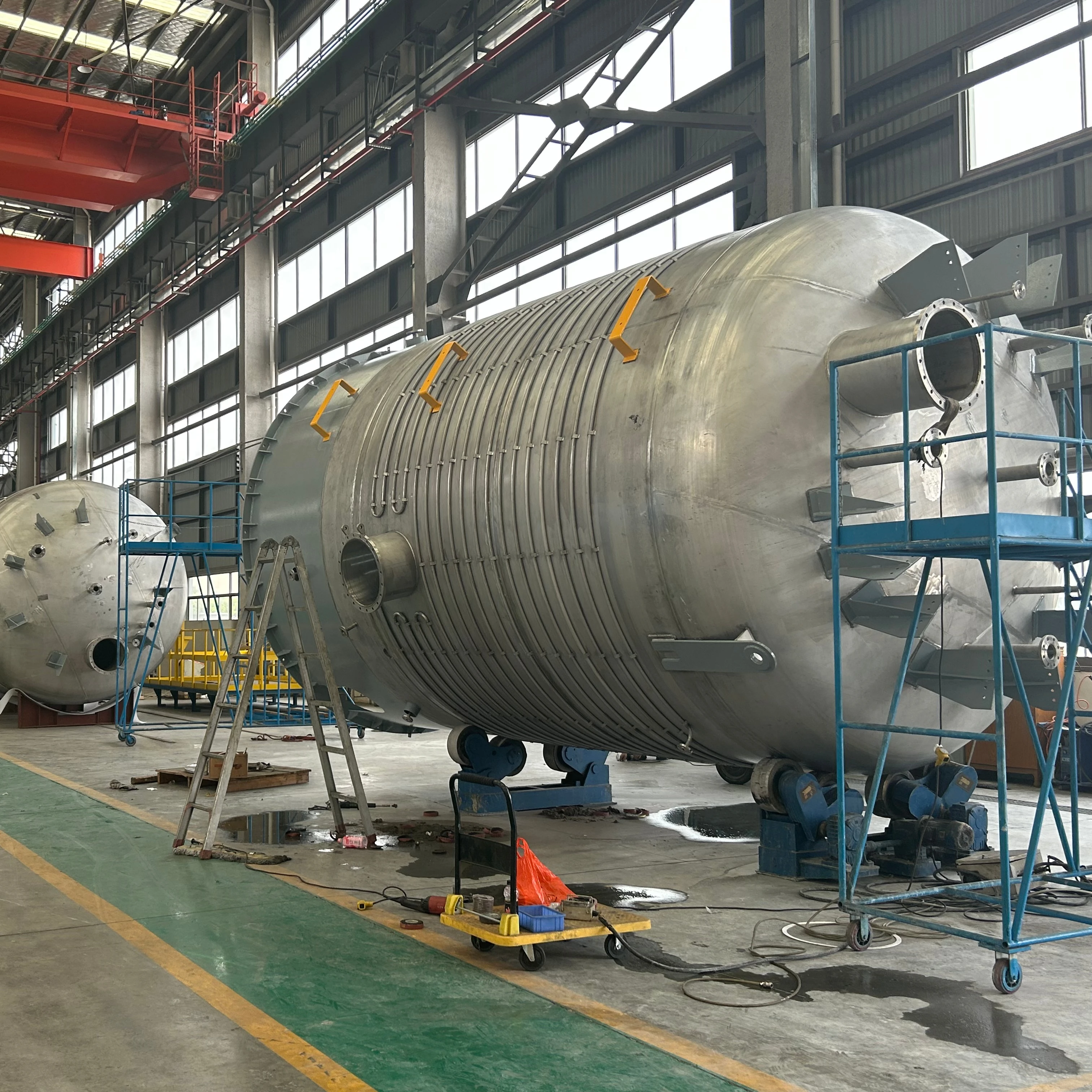 Continuous Stirred Tank Bubble Column Reactor 500-20000L Automatic New ...