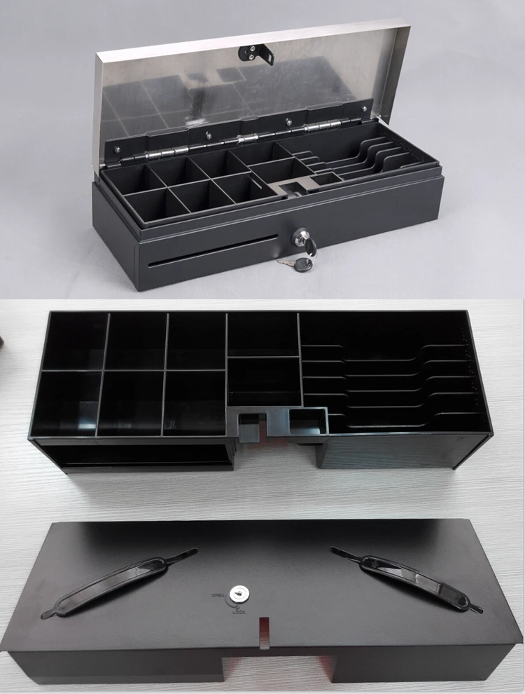 170 Portable Flip Top Cash Drawer Retail Teller Cash Drawer for POS ...