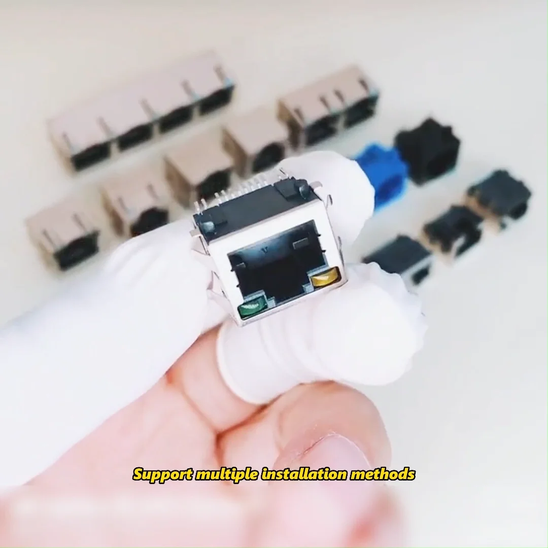 634008137521 Modular Jack Horizontal With Led Panel 8p8c Smt Rj45 Rj45 ...