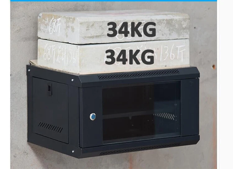 19inch Gcabling Enclosure Telecom Data Wall Box Mini Server Rack Glass ...