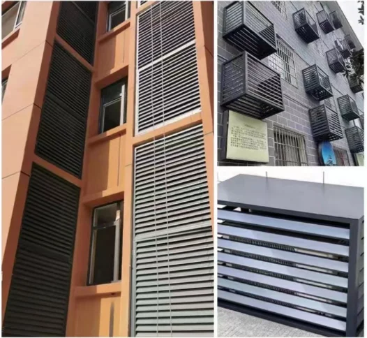 Zonron Aluminum Fix Louver Facade Louver/sun Control Shutter Fashion ...