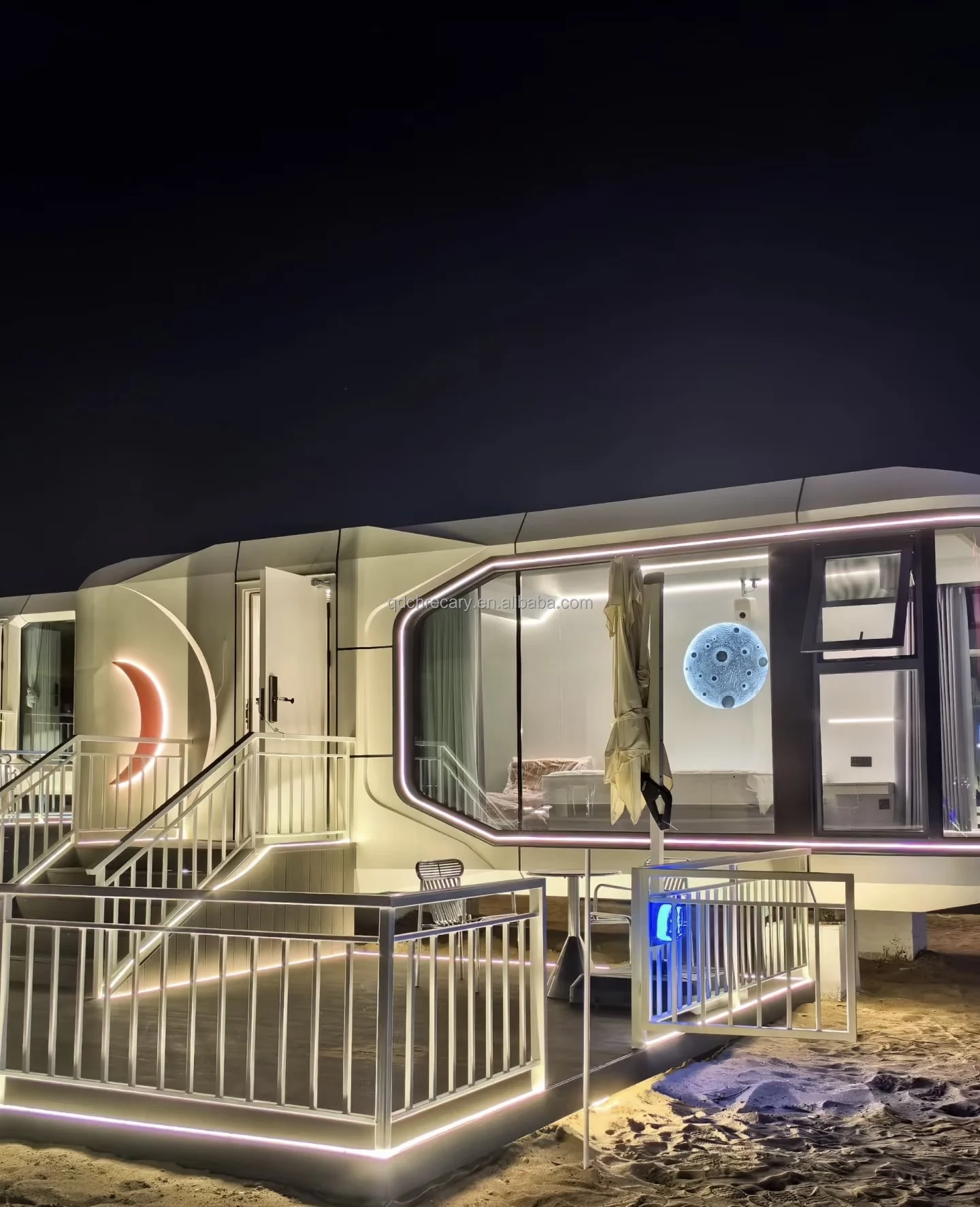Space Capsule Container Mobile Small House Custom Galvanized Steel ...