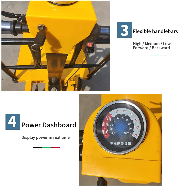 Electric Flatbed Transportation Carts With A Capacity Of 1000kilogram ...