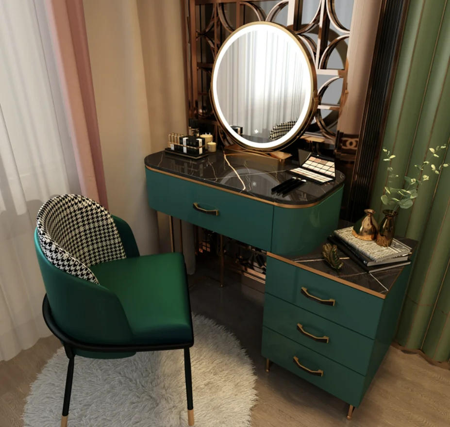 Luxury Bedroom Furniture Dressing Table For Bedroom Vanity Makeup ...