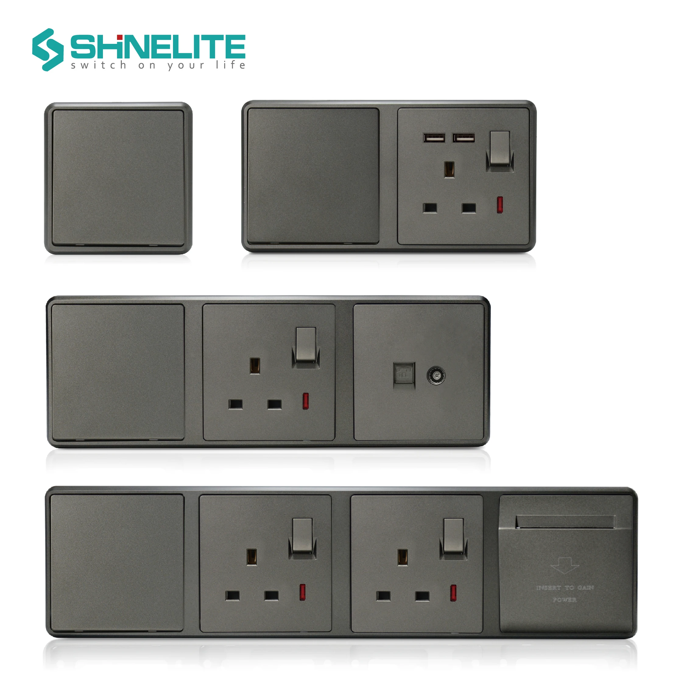 Hotel Wall Switch Socket Modular Design Plastic New Design in 2024 DIY ...