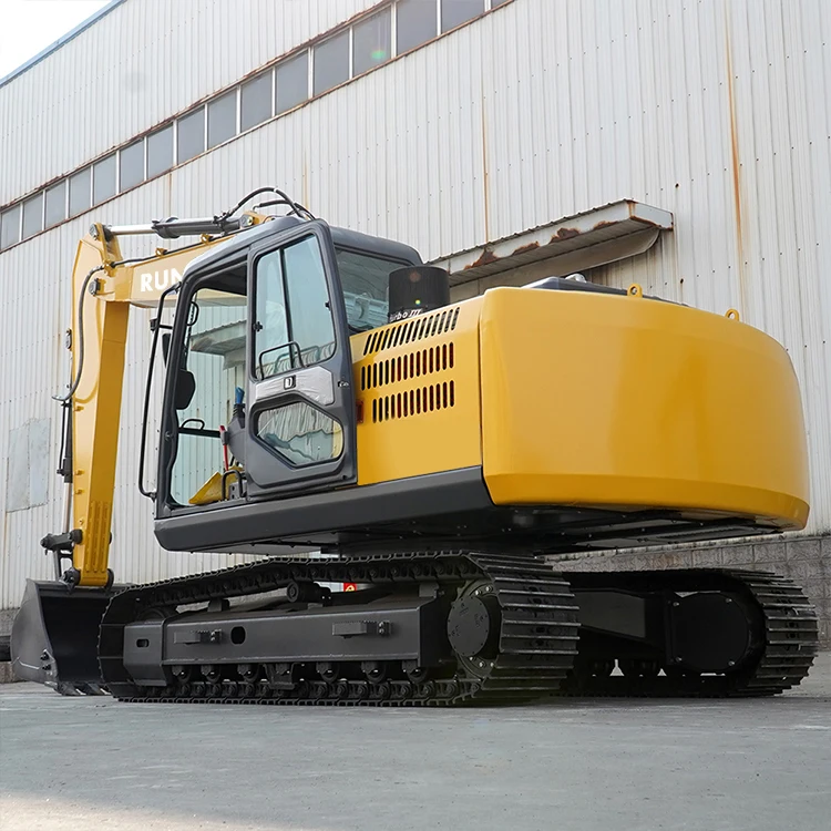 RUNTX Heavy Machine Big Hydraulic Digging Wheel Excavator 9ton 15ton ...