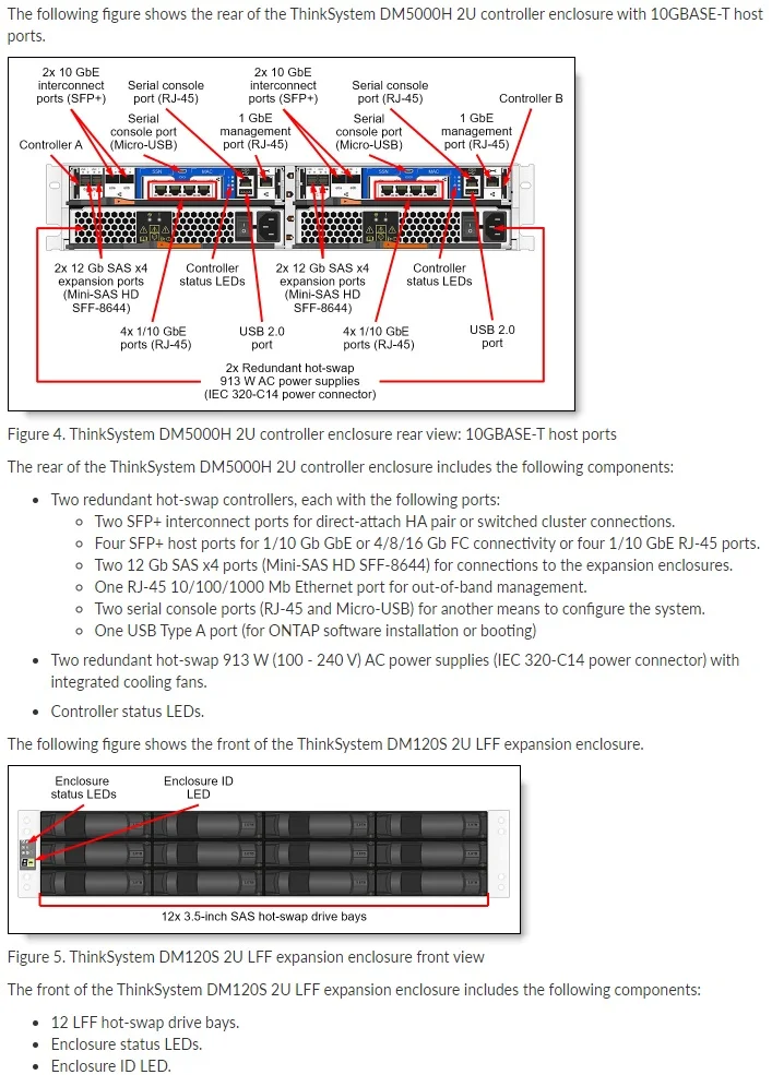 Lenovo Thinksystem DM5000H - Unified Hybrid Storage Array
