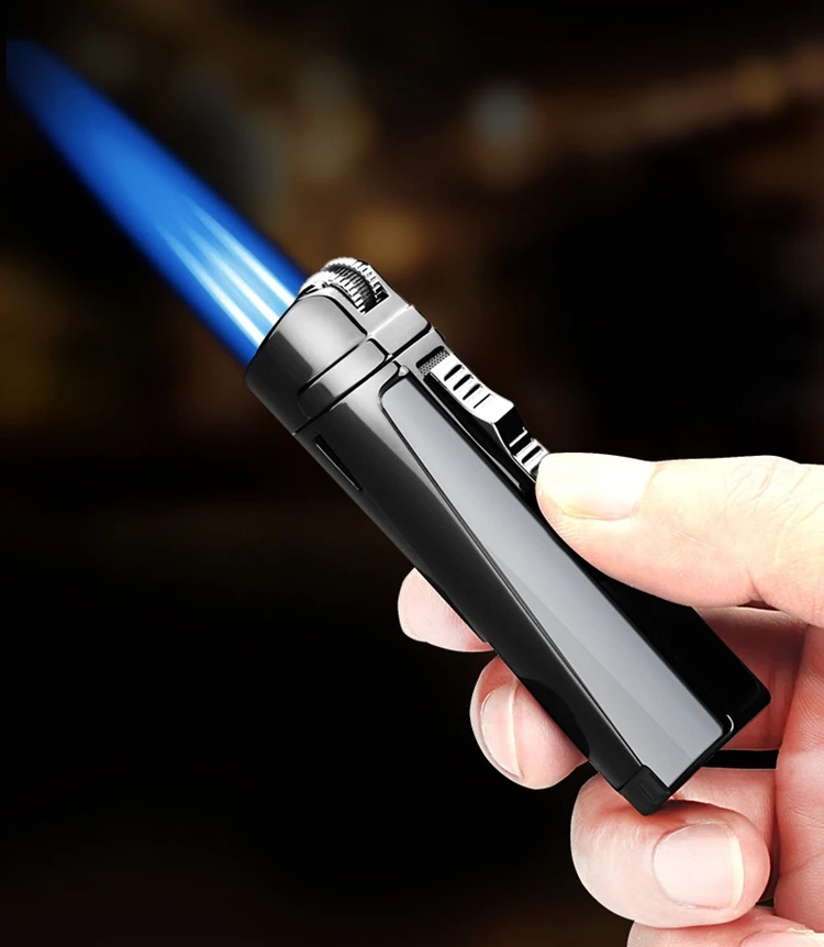 Triple Jet Lighter 2024 New Product Cigar Lighter Triple Flame Jet ...