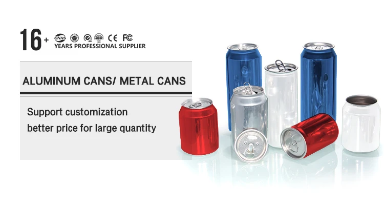 Empty Beer Soda Juice Beverage Aluminum Cans for Soft Drinks