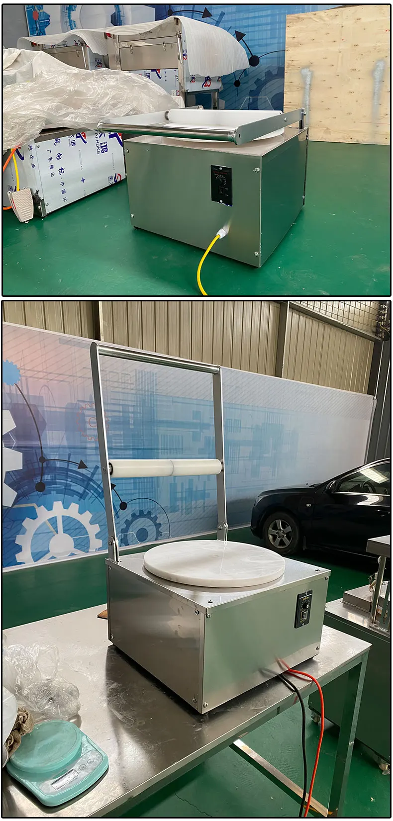 Chapati Roti Flat Pancake Tortilla Making Machine Roasted Duck Bread ...