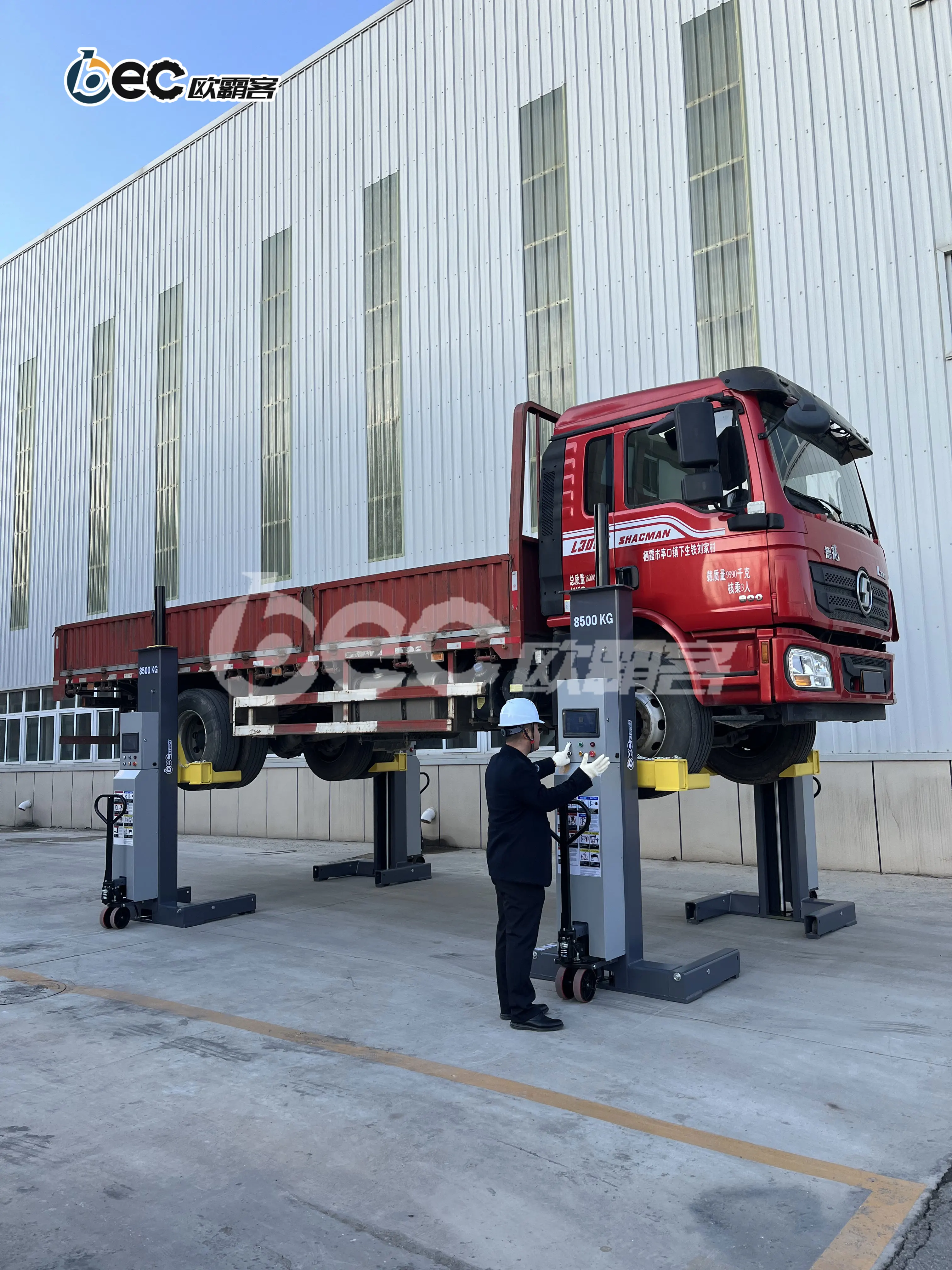4-post Car Lifter - 4000kg Hydraulic Auto Lift for Maintenance