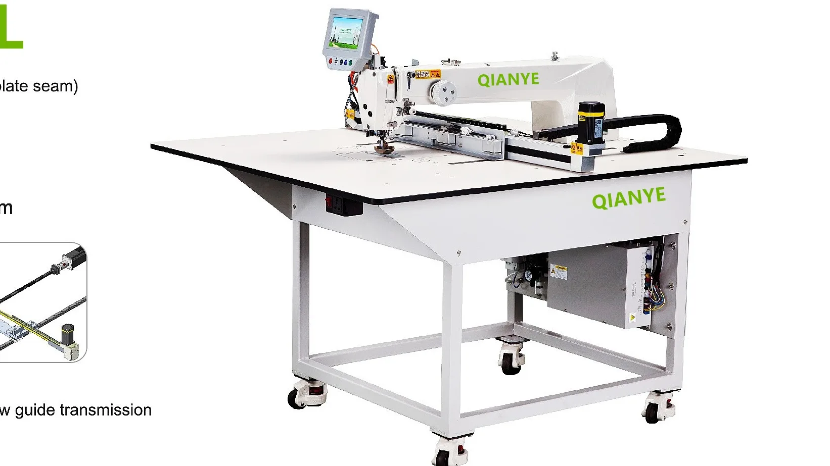 Qy-8040d Cnc Intelligent Computer Template Sewing Machine For ...