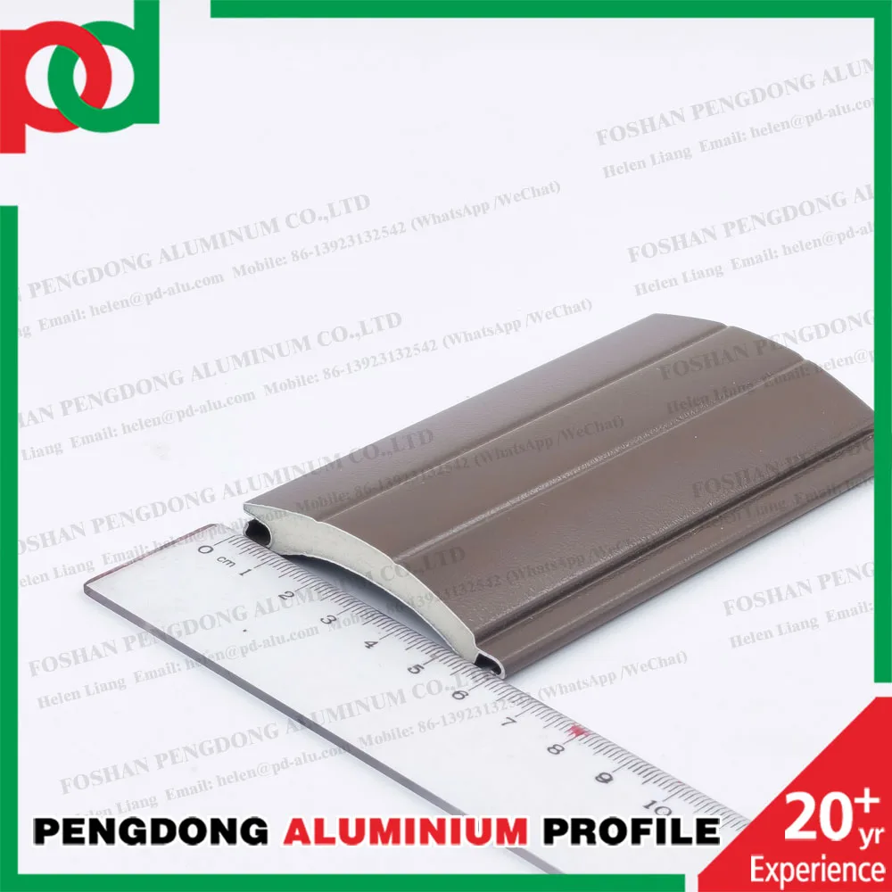 Aluminium Slats for Roller Shutter Window and Door at Peru Uruguay Mexico