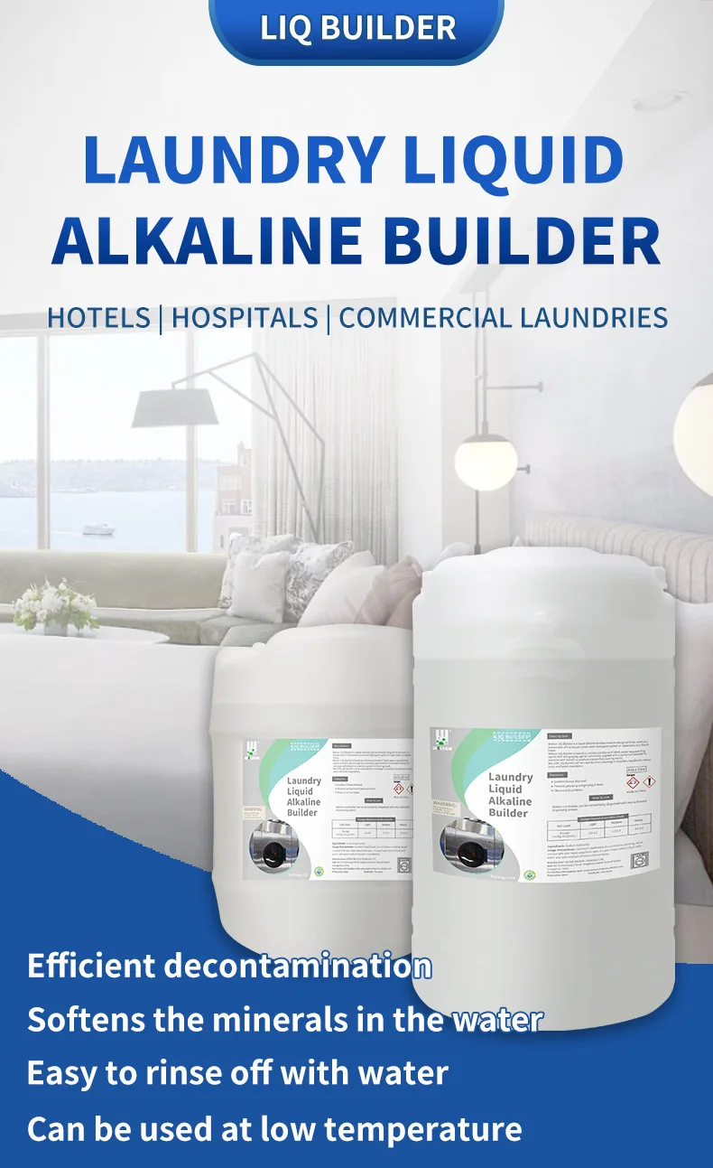 Welson Liquid Laundry Alkaline Builder Detergent for Industrial Use