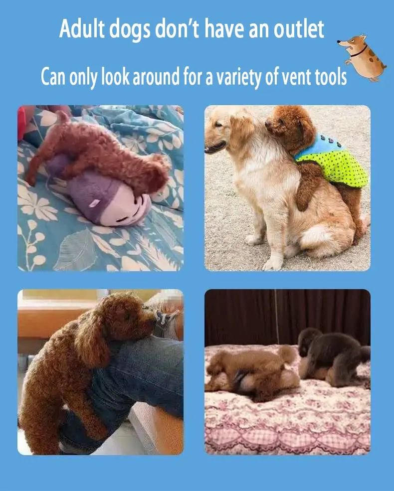 Silicone Simulated Mating Dog Toys - Vent Dog Toys for Heat Relief ...