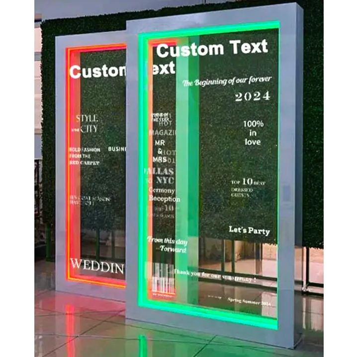 2025 Fashion Popular Magazine Photo Booth Ballon Battery Powered Color ...
