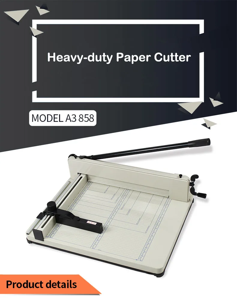RAYSON A3 858 Paper Cutter - Heavy Duty Guillotine Machine